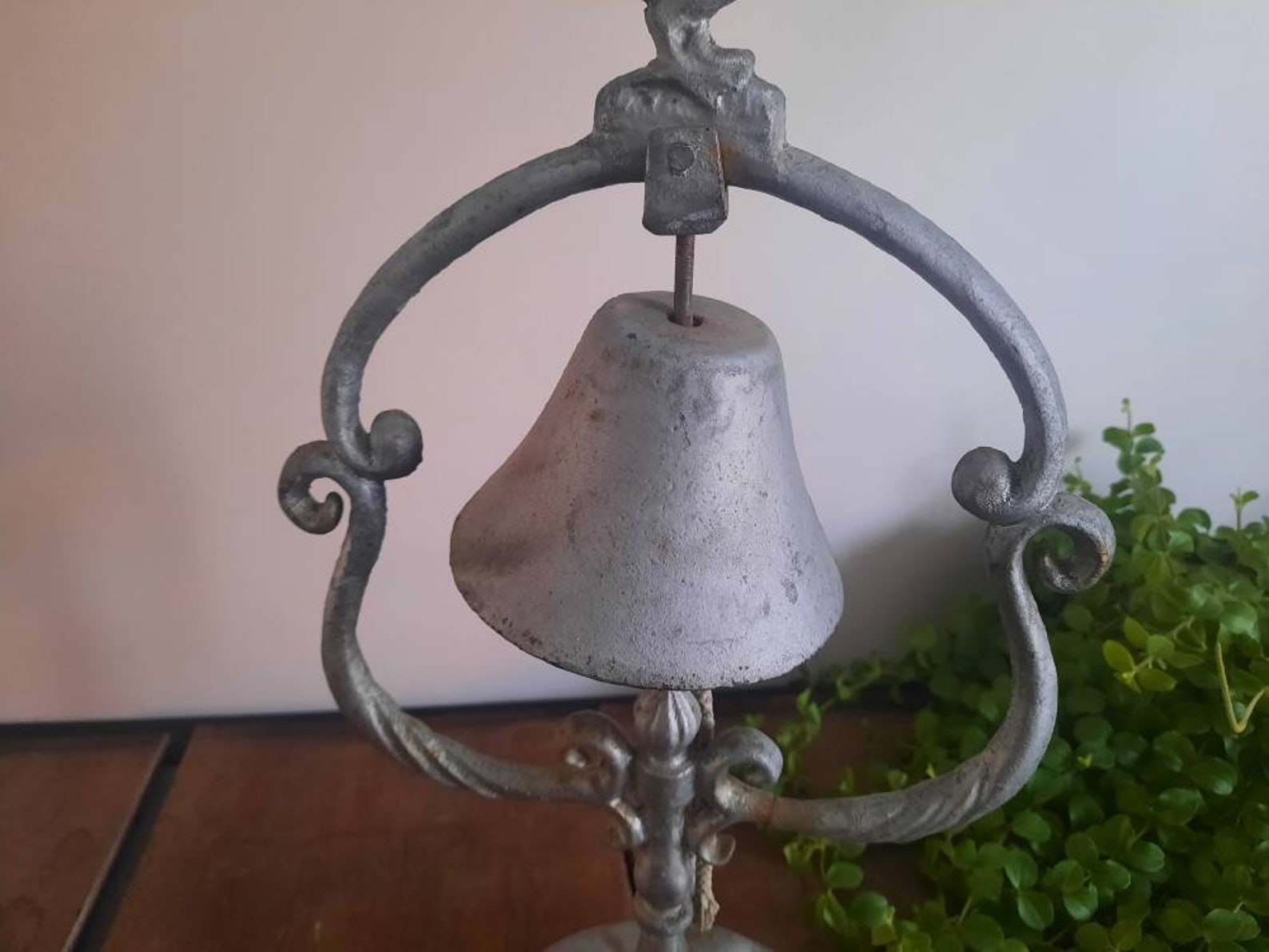 Large Decorative Bell Suspension, Bell Sculpture With Rooster, Bell ...
