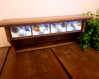 Ceramic Spice Rack - Etsy