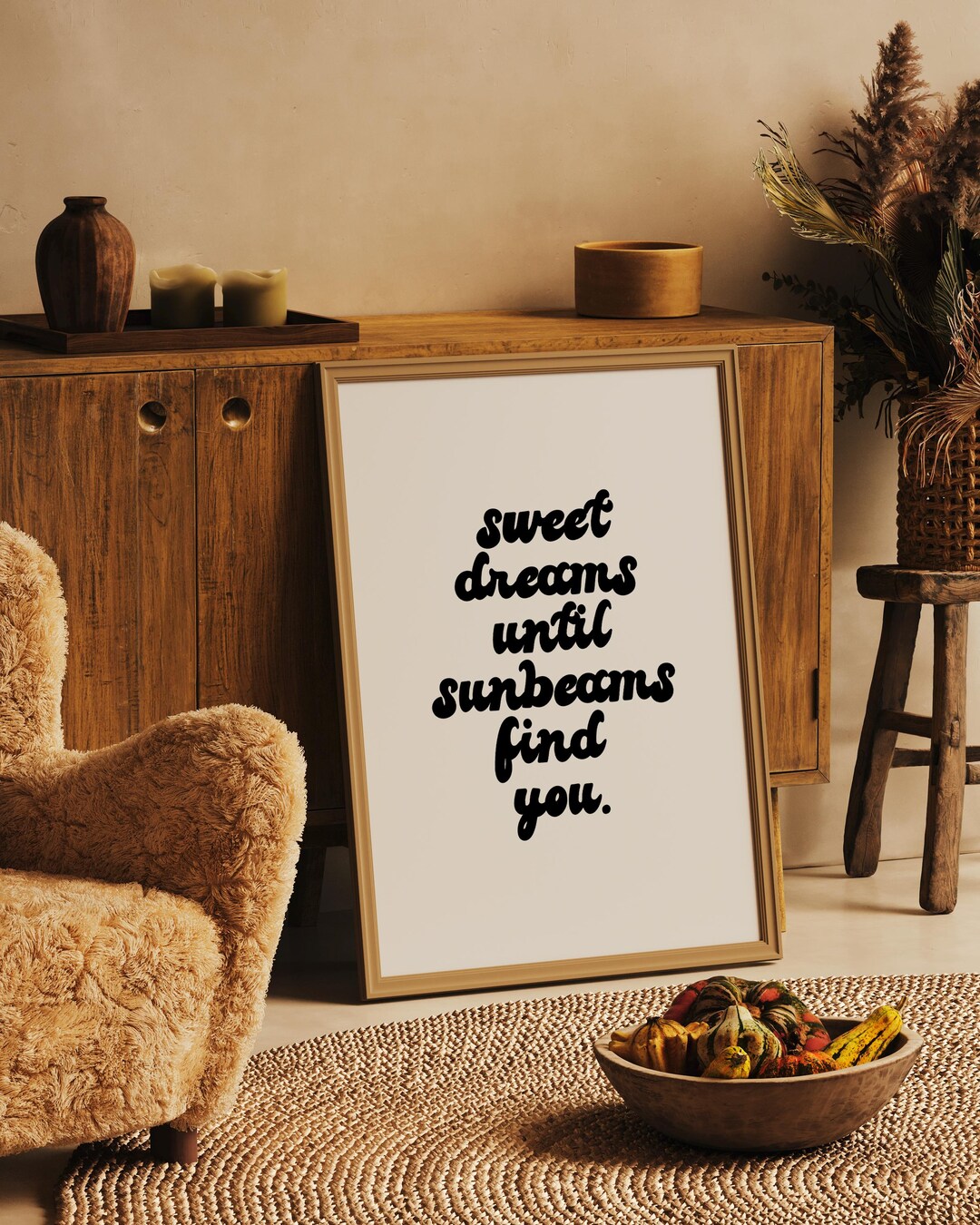 Sweet Dreams & Sunbeams Nursery Wall Print | Baby Boy Nursery | Baby ...