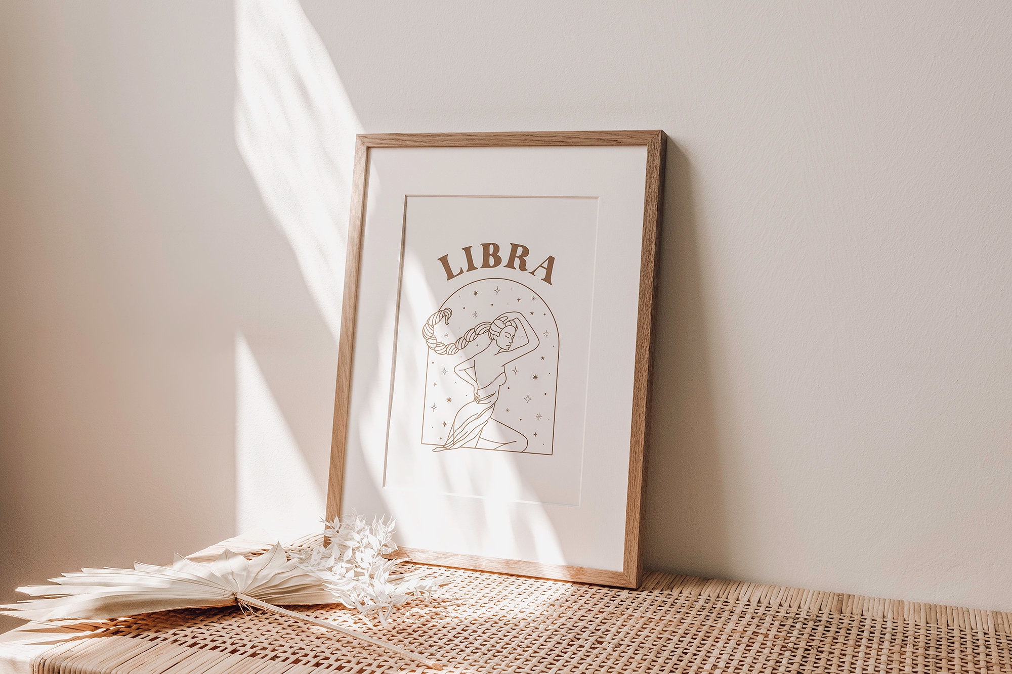 Libra Wall Print / Zodiac Wall Print / Digital Wall Print / Wall Art ...