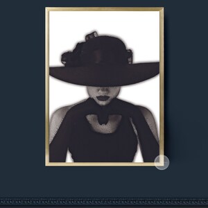 Fashion Girl Printable | Stylish Wall Art | Fashion Wall Art | Luxury ...