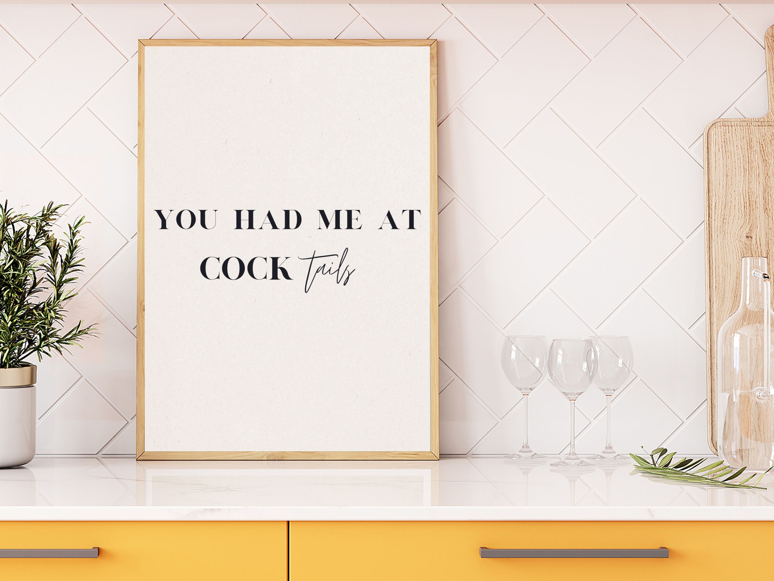 Cocktail Quote Print, Bar Cart Art, Cocktail Wall Art, Alcohol Poster ...