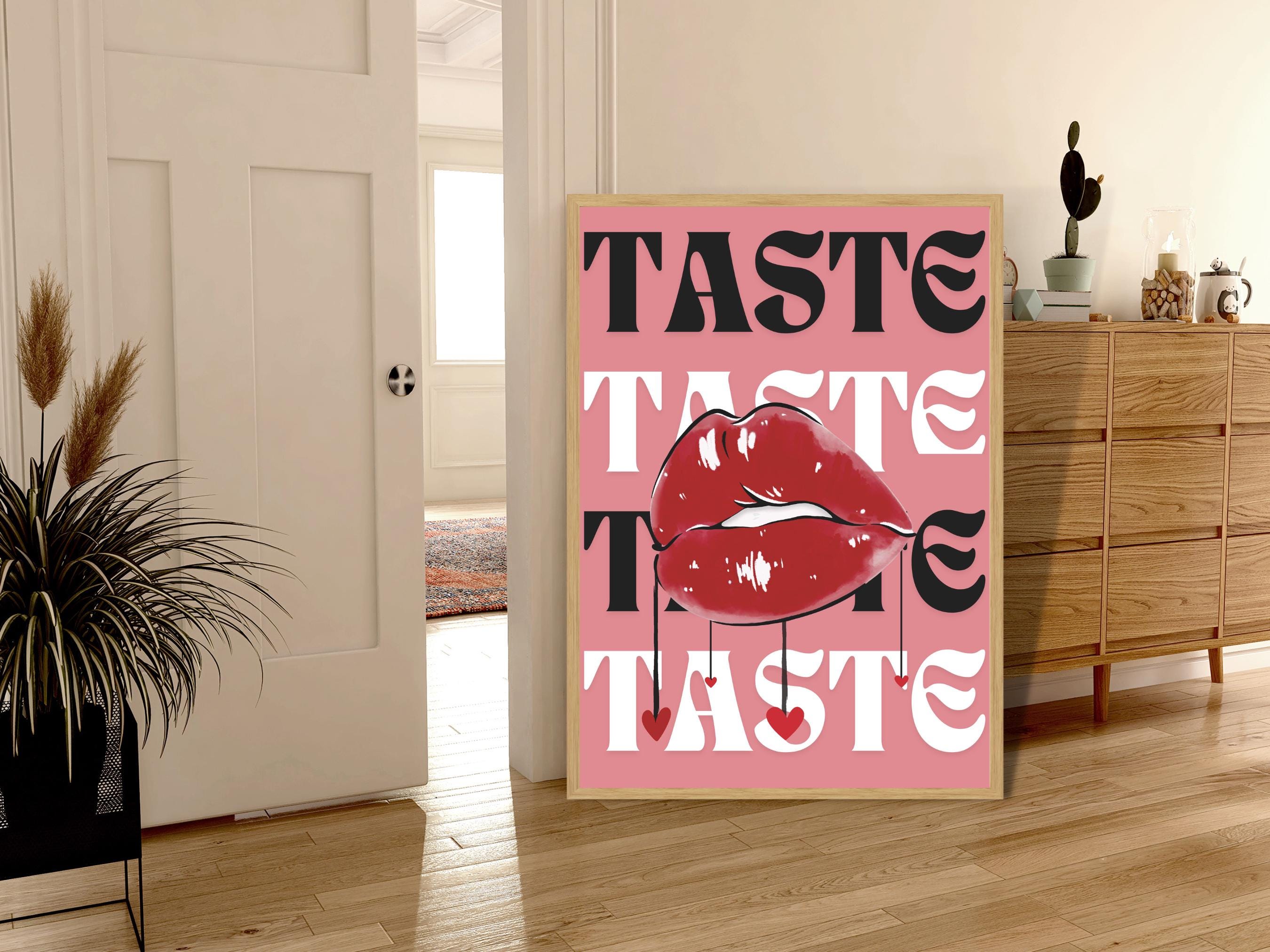 Taste Printable Wall Art, Pop Art Comic Poster, Album Decor, Instant ...