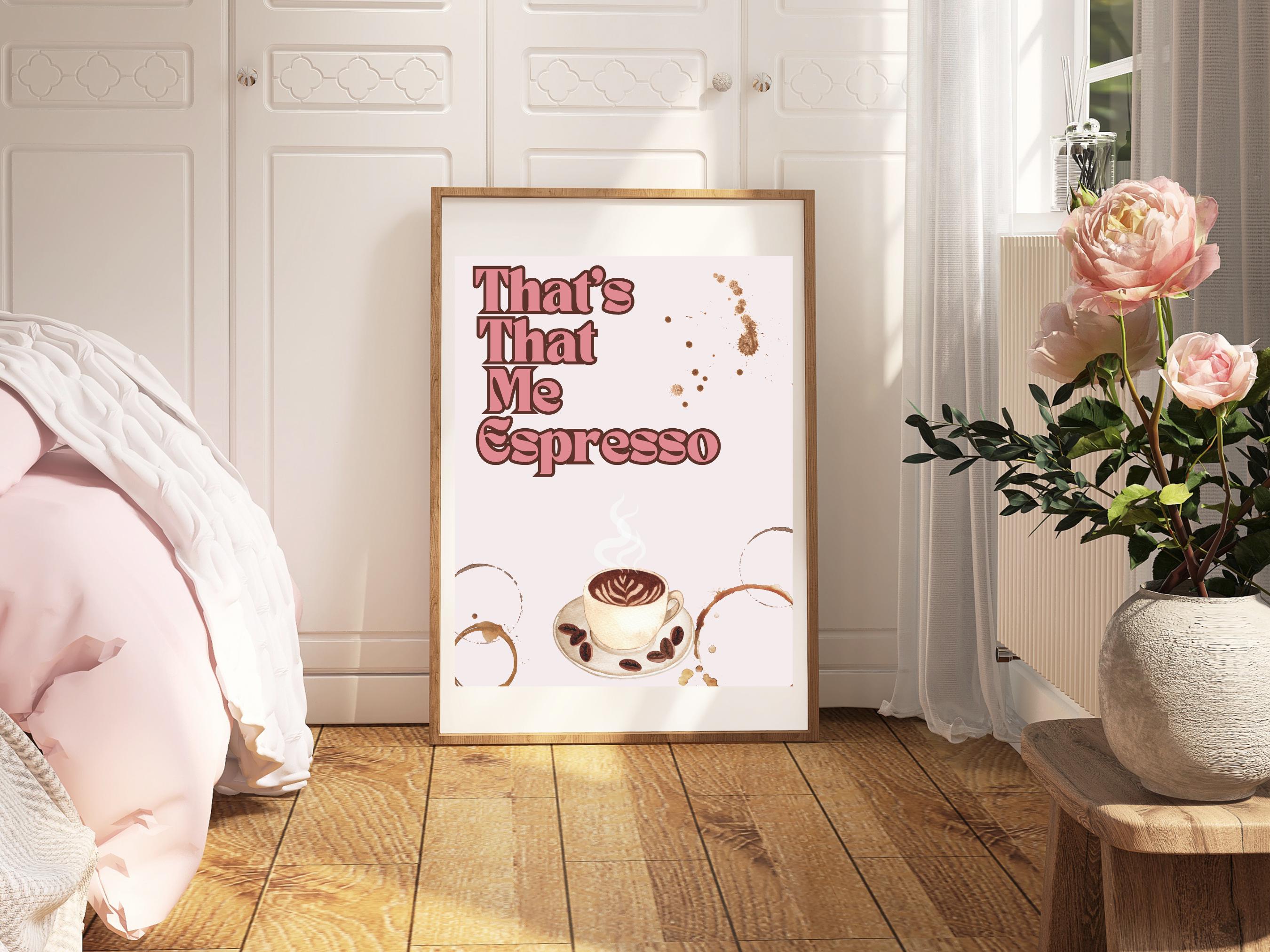 Espresso Song, Short N Sweet Printable Wall Art, Instant Download ...