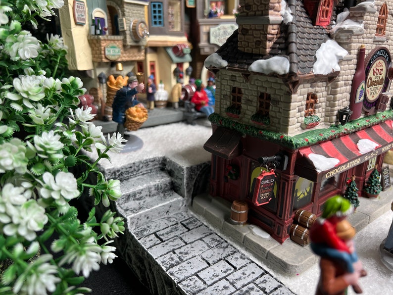 2-tier Brick Christmas Village Display Platform - Etsy