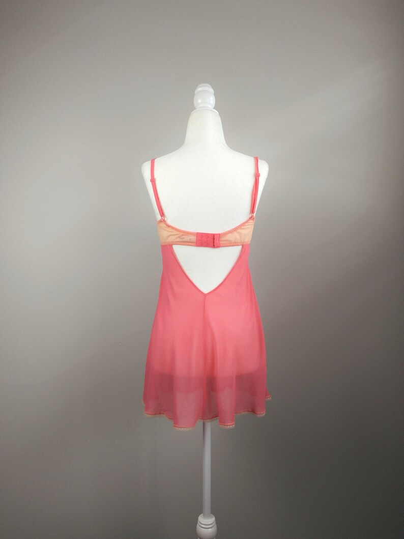 Y2k Vintage Victoria's Secret Pink Lemonade Silk Milkmaid Babydoll ...