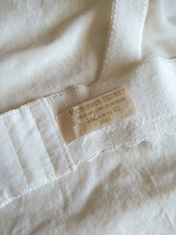 1970s Vintage Victoria's Secret White Lace Bustier | … - Gem
