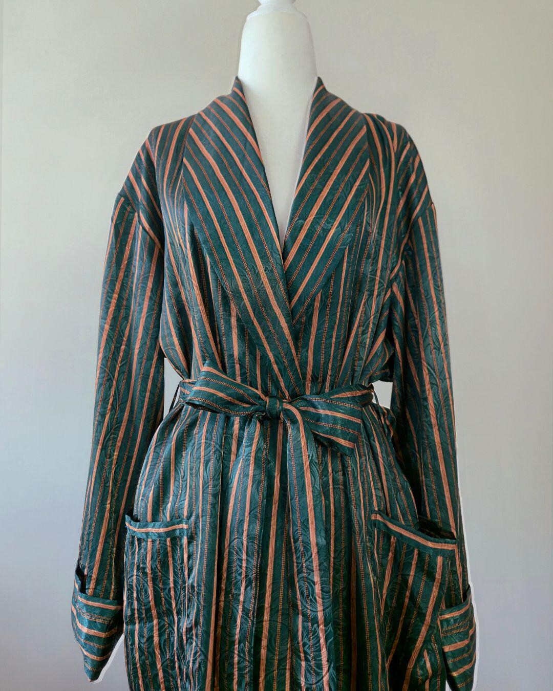 1990s Vintage Victoria’s Secret Emerald Satin Robe - Etsy