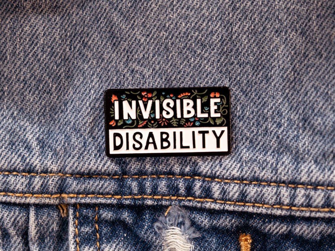 Invisible Disability - Soft Enamel Pin - Badge - Etsy