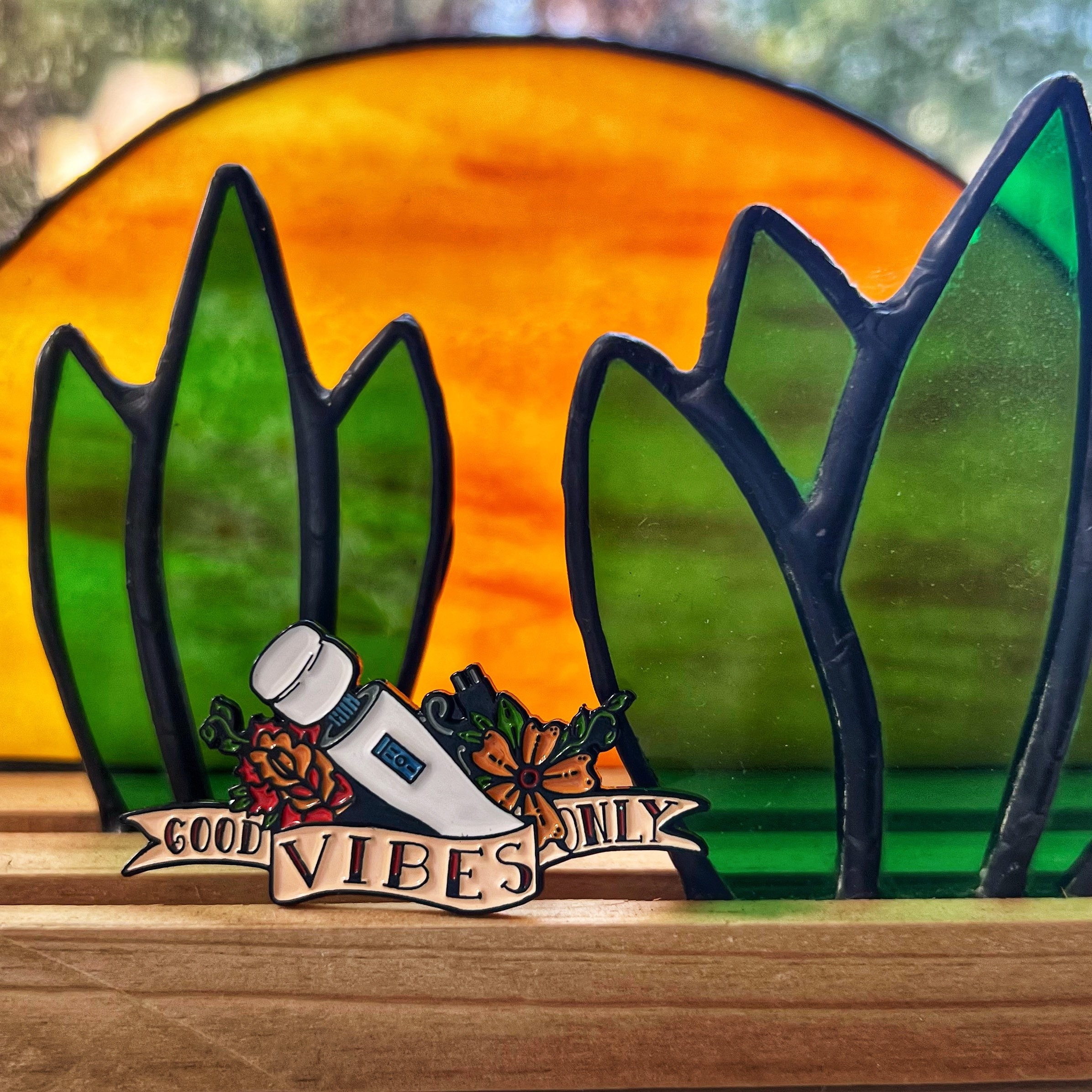 Good Vibes Only - Soft Enamel Pin - Etsy