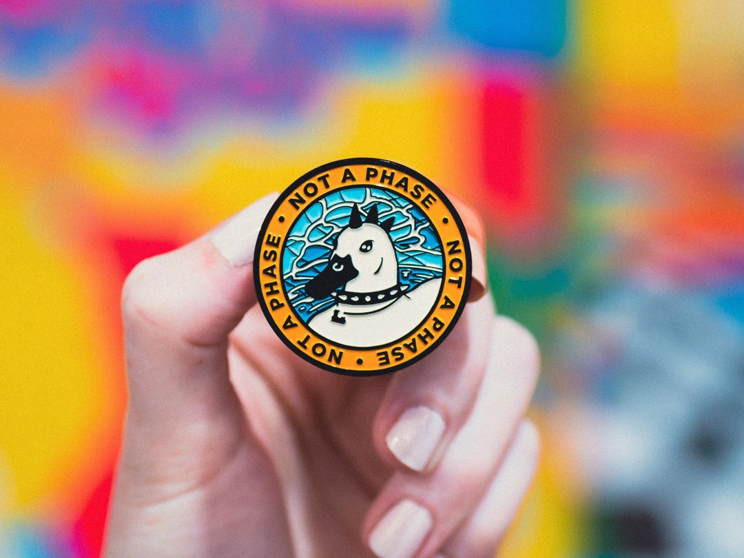Punk Duck - Not A Phase - Soft Enamel Pin - Etsy