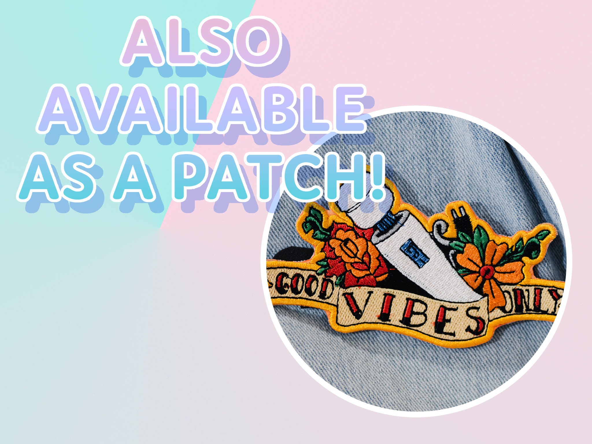 Good Vibes Only - Soft Enamel Pin - Etsy