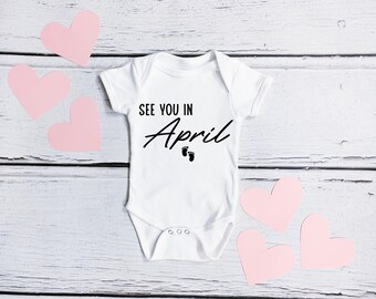 See You in April Baby - Etsy