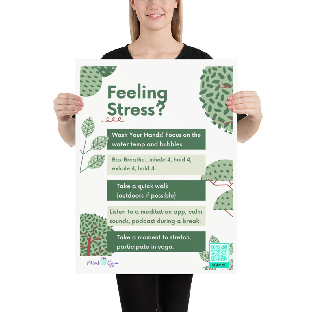 Stress Sheet Coping Skills/techniques Poster - Etsy