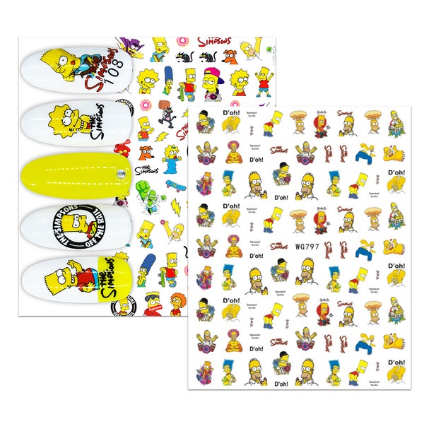 The Simpsons Decal - Etsy
