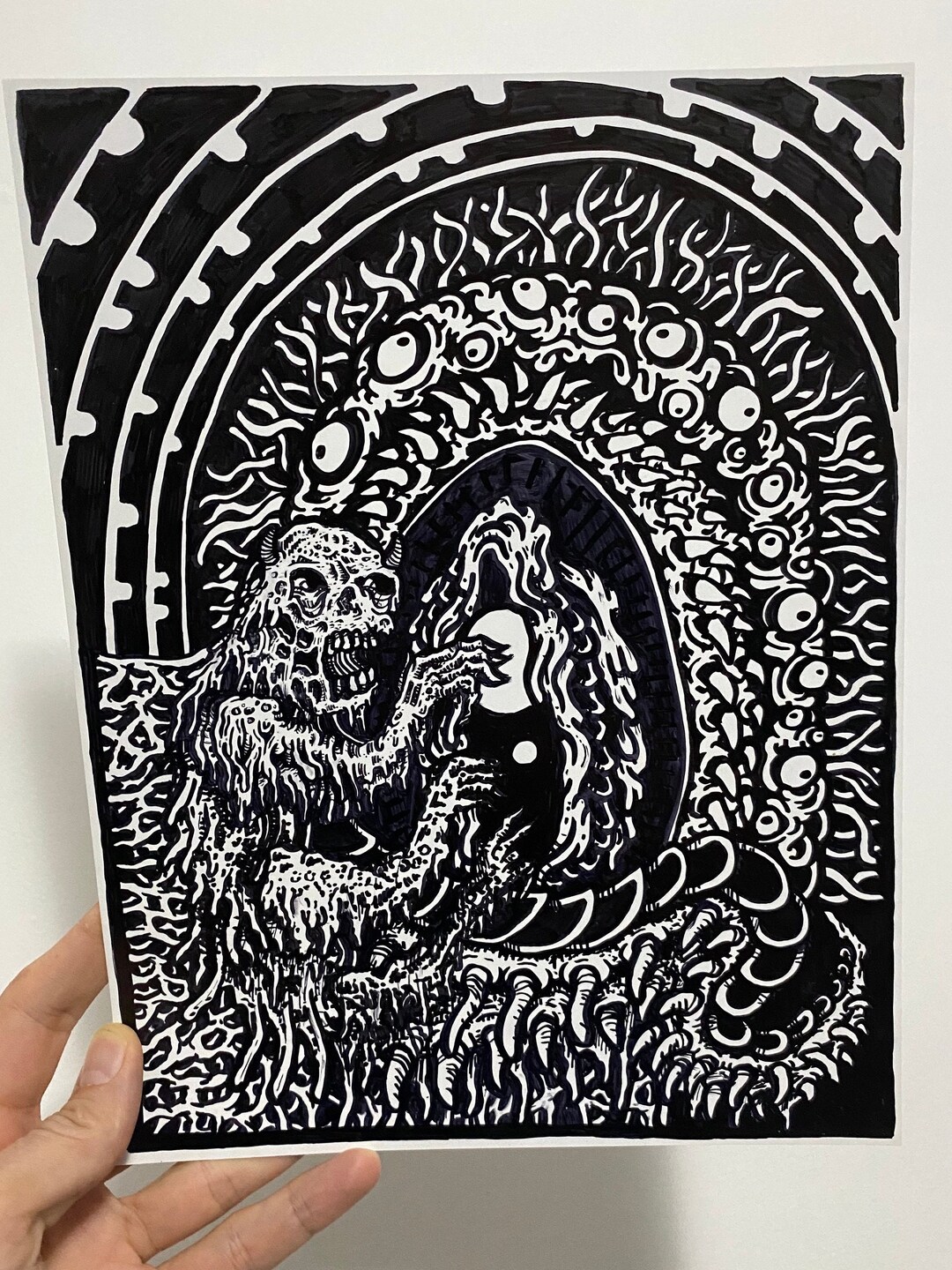 LIMINOID Original Illustration Artwork by Euan Boyd Psychedelic Cosmic ...