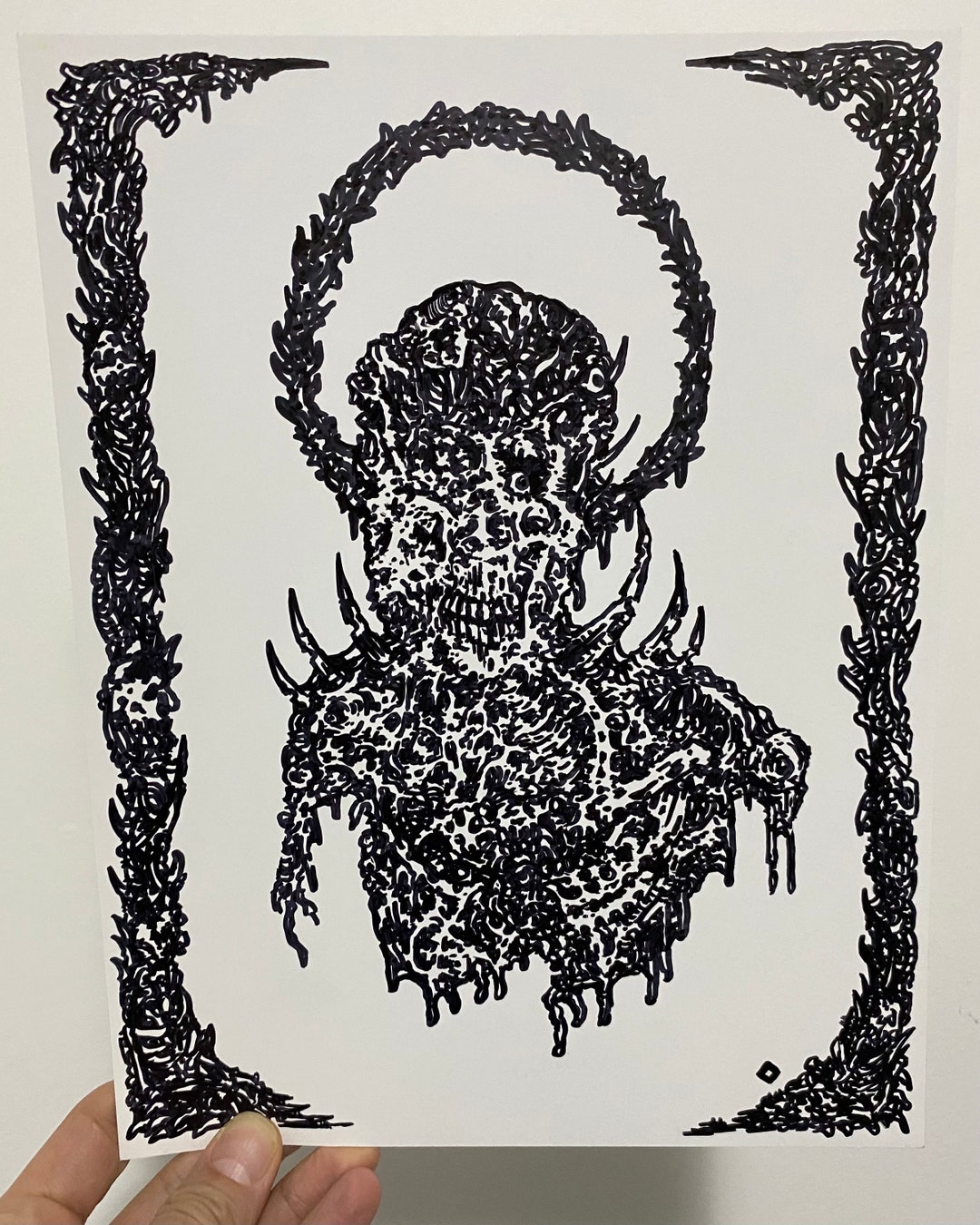 GROT Original Illustration Artwork by Euan Boyd Psychedelic Cosmic ...