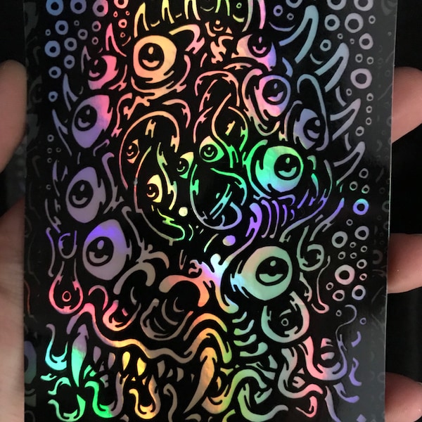 Creepy Stickers - Etsy