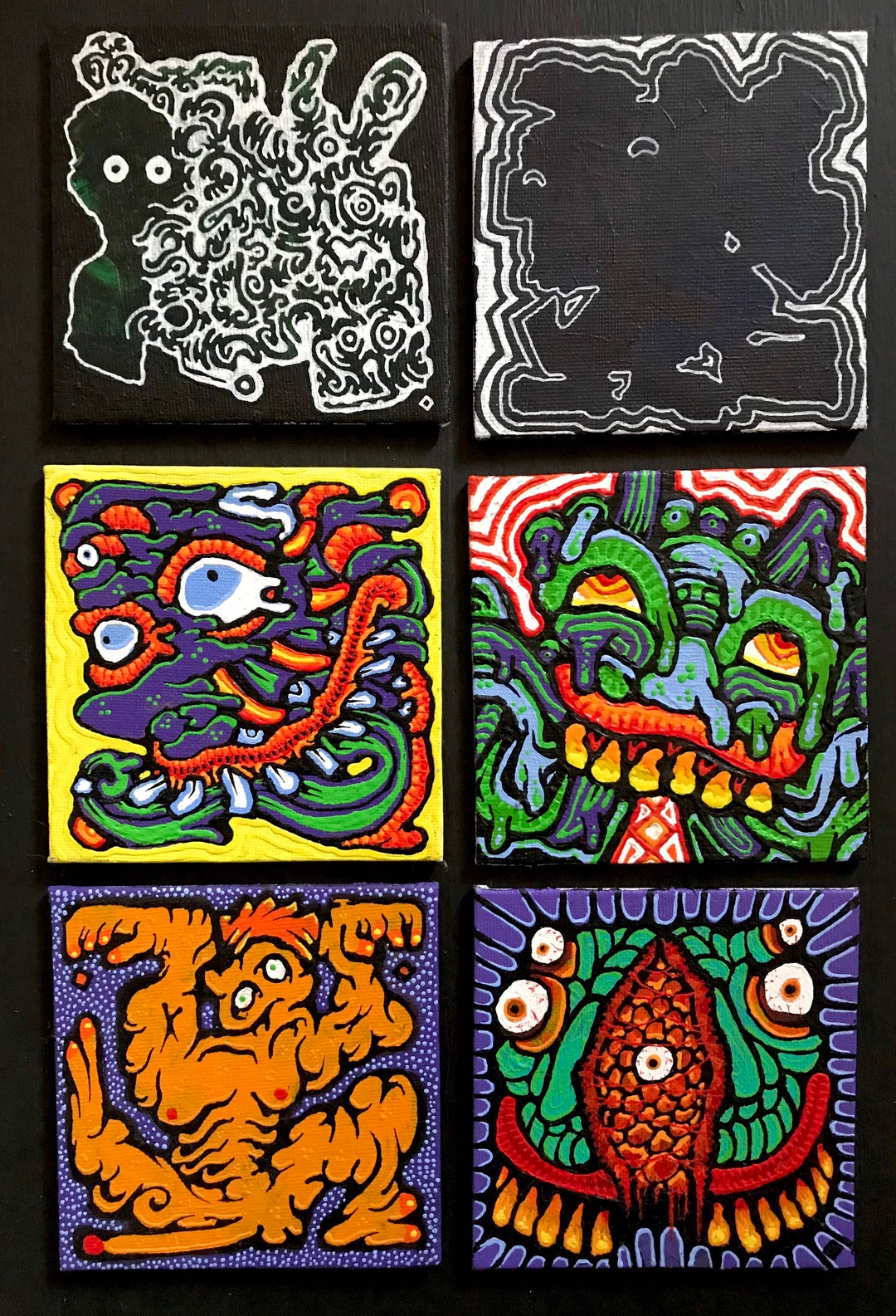 Tasty Tabs Original Artworks Acrylic Paint on Canvas Board - Etsy Australia