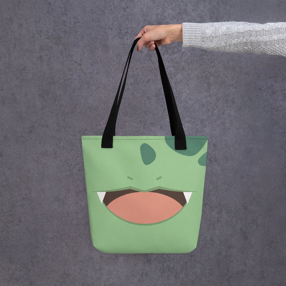 Minimalistic Bulbasaur Tote Bag Cute Unisex Pokemon Shoulder Bag of ...