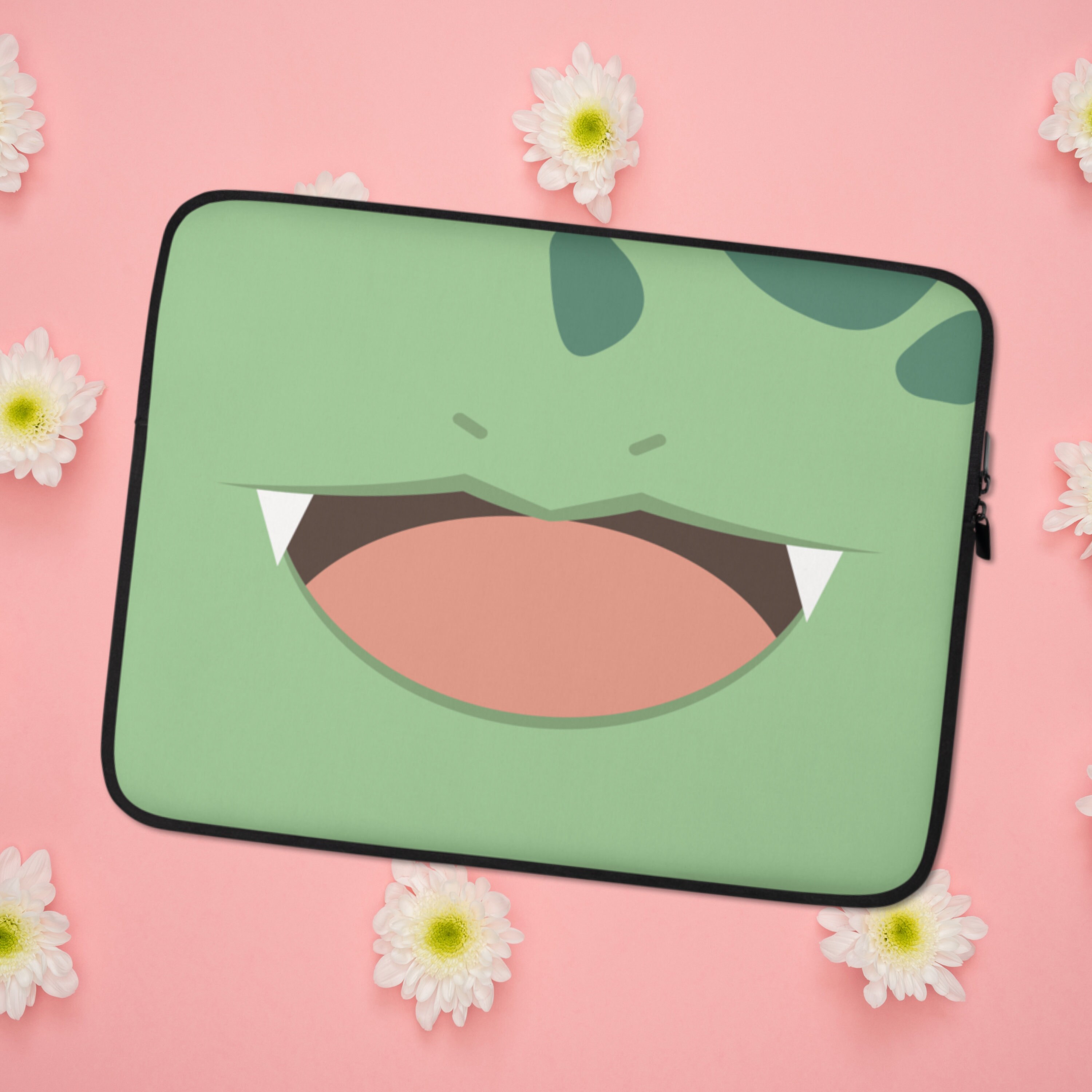 Minimalistic Bulbasaur Laptop Sleeve Fan Art Pokemon Laptop Bag ...