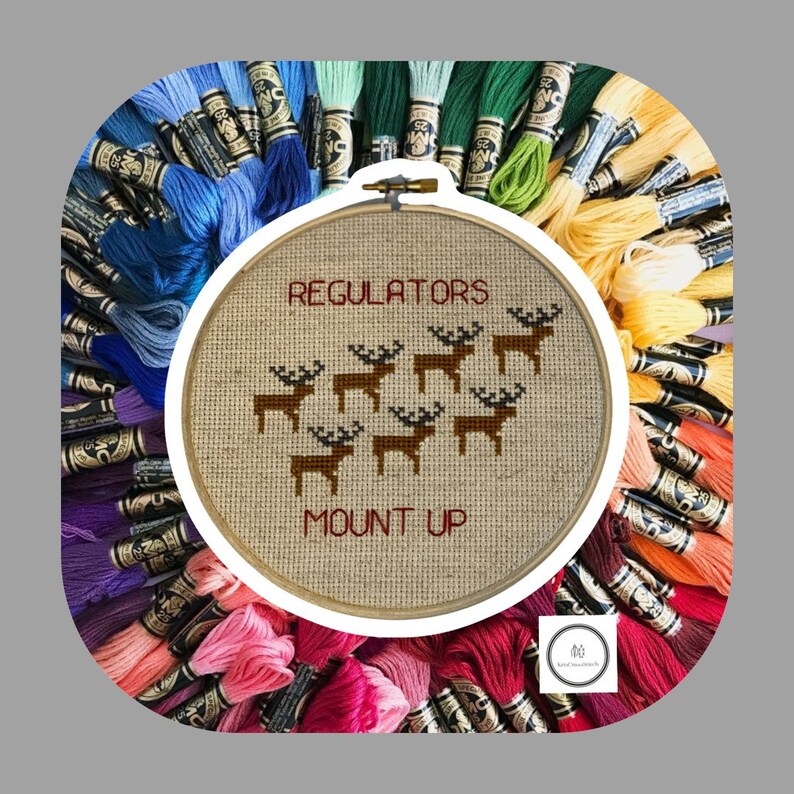 Regulators Mount up Cross Stitch Pattern - Etsy