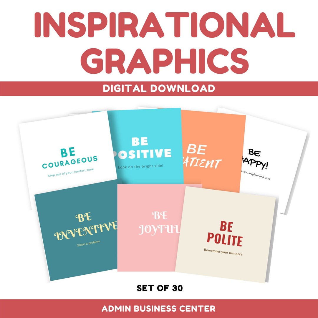 Social Media Graphics Inspirational Instagram Graphics - Etsy