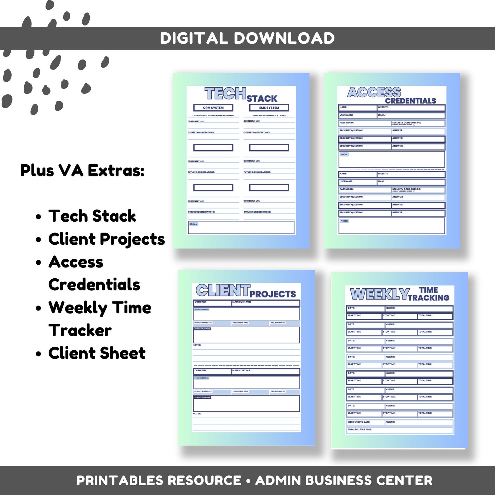 Virtual Assistant Planner Service Provider Creative Assistant Small ...