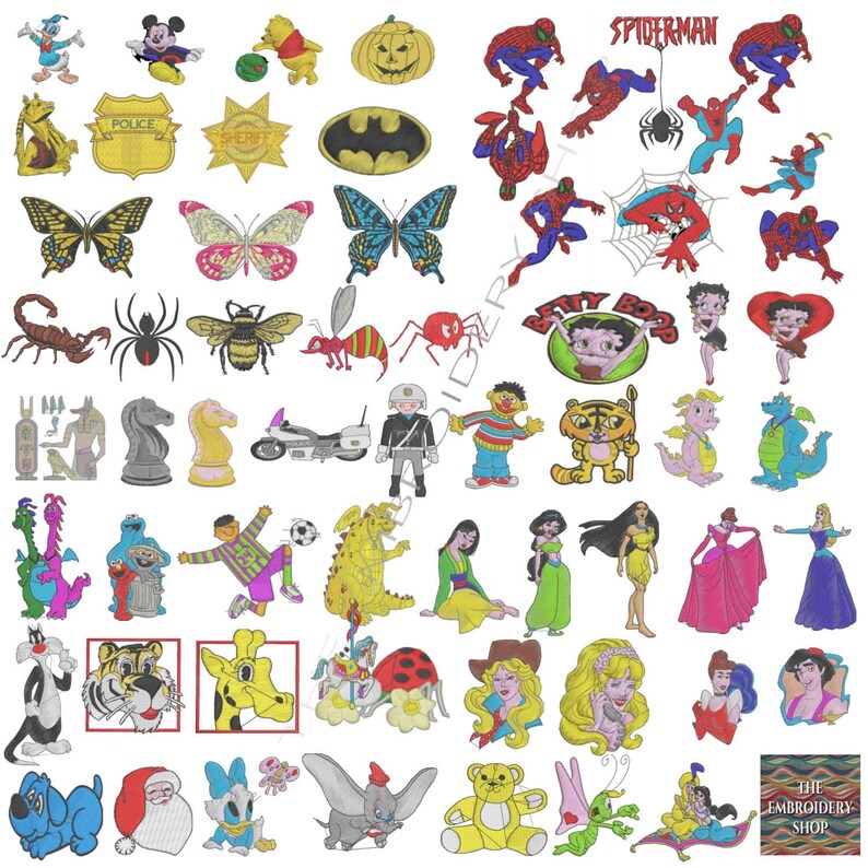 475,000 MACHINE EMBROIDERY DESIGNS - Instant Digital Download - Brother ...