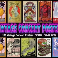 Concert Posters - Etsy