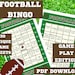 Football BINGO PDF, Party Game, Watch Party Game, Football Game ...