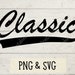 Classic PNG, SVG Cut File, Classic Svg, Art Clipart, Classic Png, Age ...