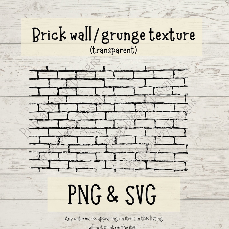 Brick Wall Svg - Etsy