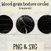 Wood Grain Texture Circles PNG, Wood Grain SVG Cut File, Wood Svg ...