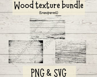 Wood Grain Texture PNG, Wood Texture Bundle, Wood Grain SVG Cut File ...