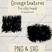 Grunge Texture for Clip and Mask, Distressed Background SVG, Grunge ...