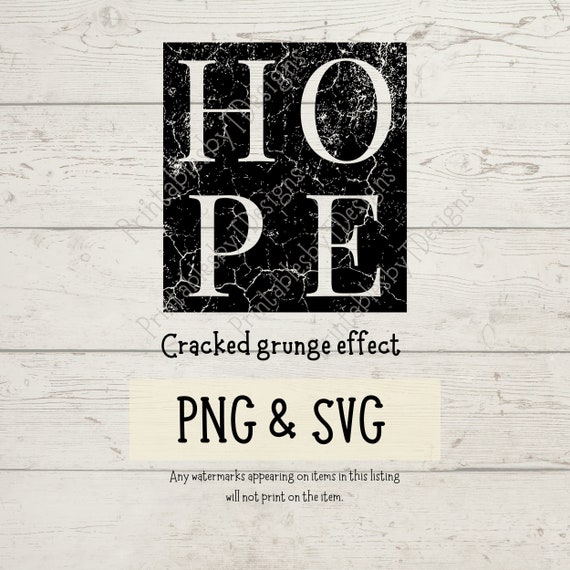 Hope PNG SVG Cut File Hope Svg Cutout Svg Hope Png Hope - Etsy