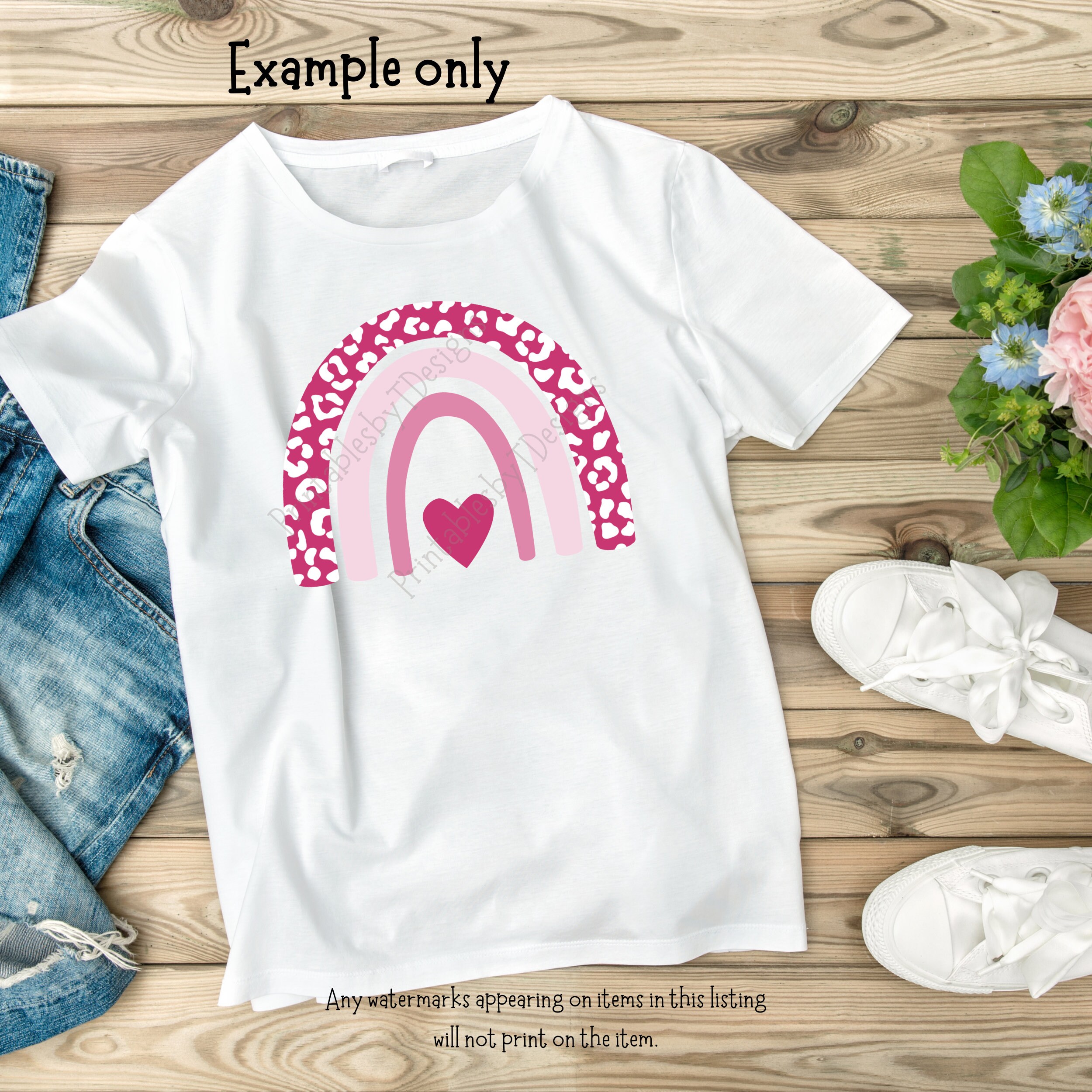 Leopard Print Rainbow PNG, Valentine Colors, Rainbow Clipart, Pink ...