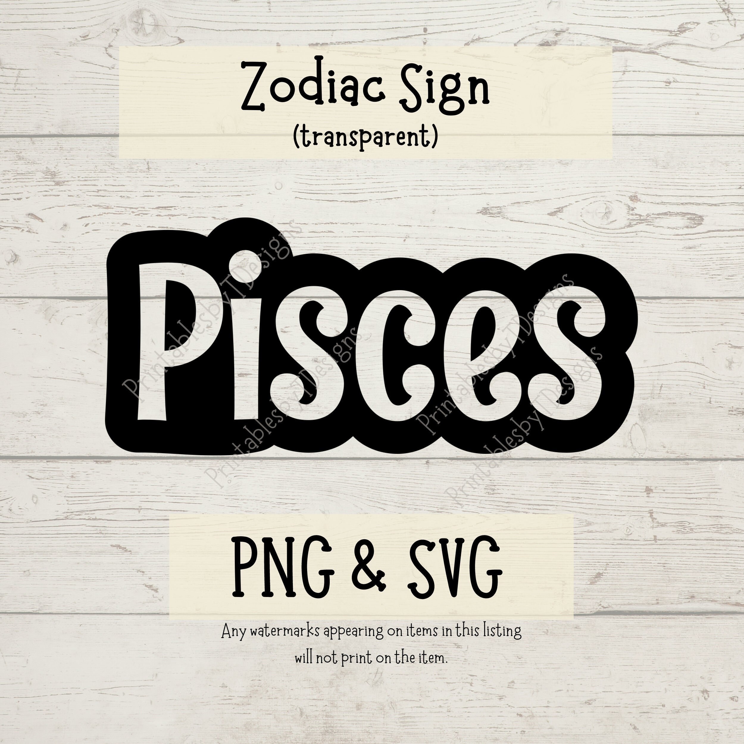 Zodiac Sign PNG, Pisces Zodiac Sign, SVG Cut File, Astrology Signs Svg ...