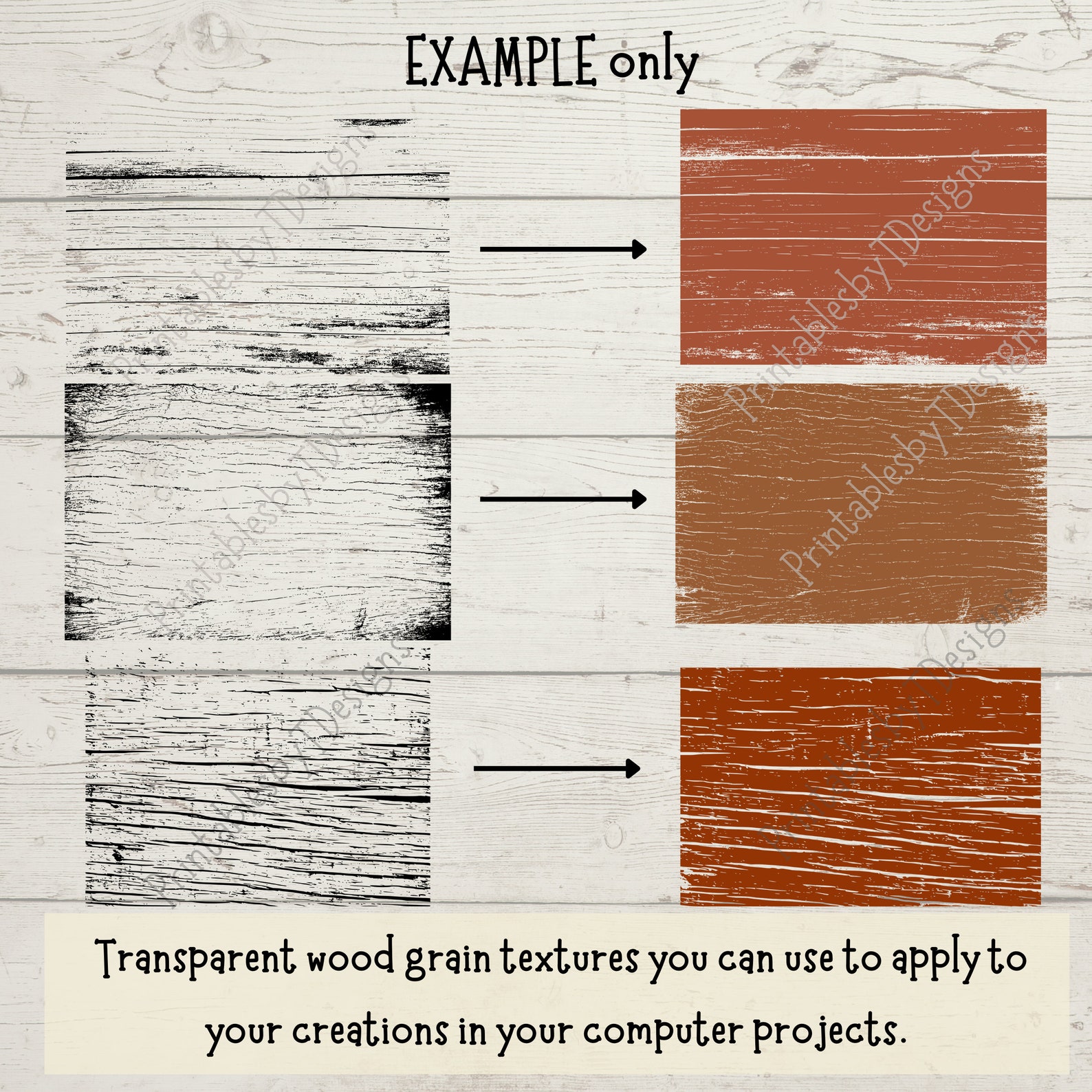 Wood Grain Texture PNG, Wood Texture Bundle, Wood Grain SVG Cut File ...