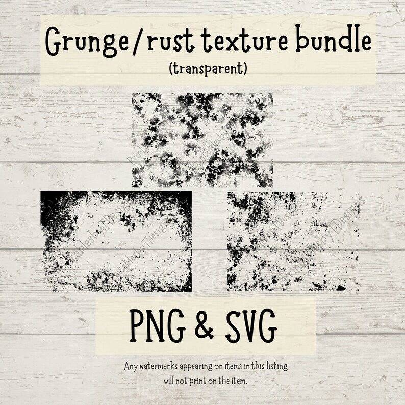 Grunge Rust Texture PNG, Rust Grunge Texture Bundle, Distressed ...