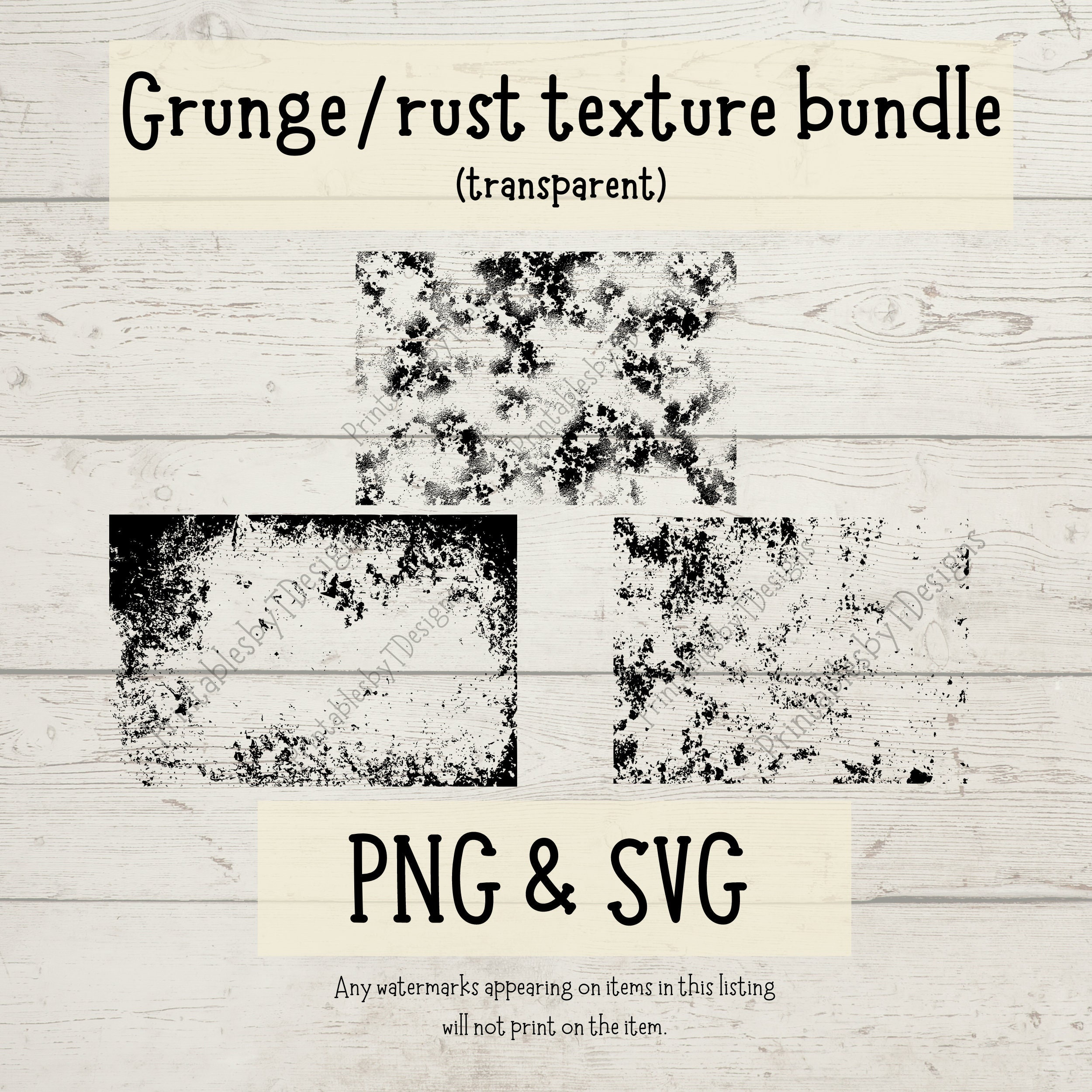 Grunge Rust Texture PNG, Rust Grunge Texture Bundle, Distressed ...