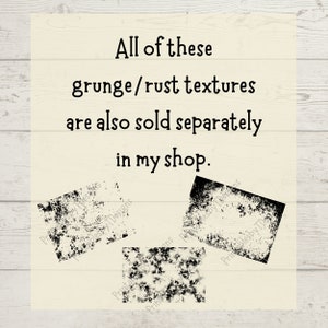 Grunge Rust Texture PNG, Rust Grunge Texture Bundle, Distressed ...
