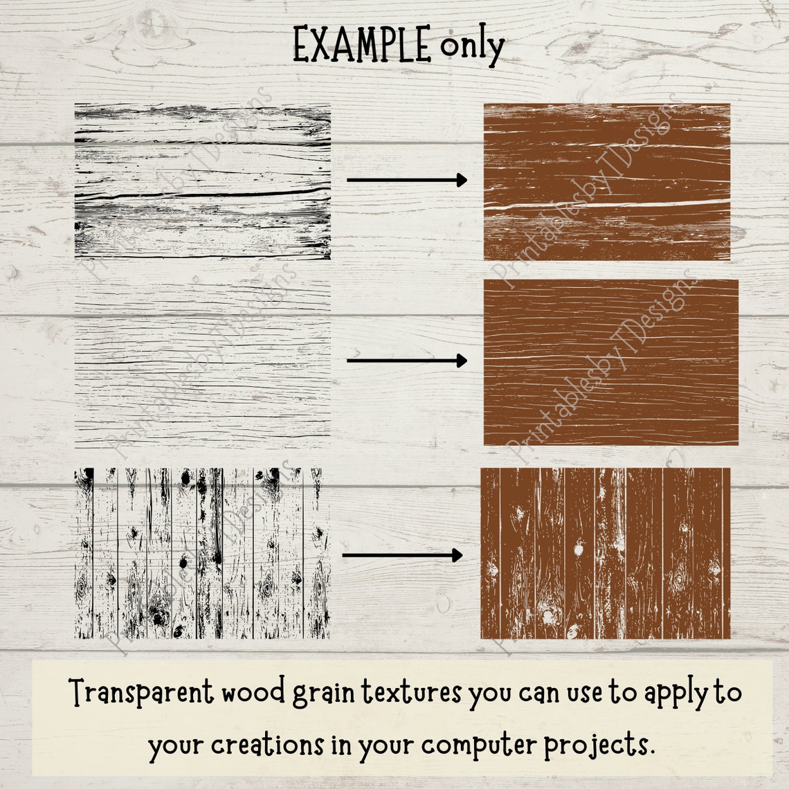 Wood Grain Texture PNG, Wood Texture Bundle, Wood Grain SVG Cut File ...