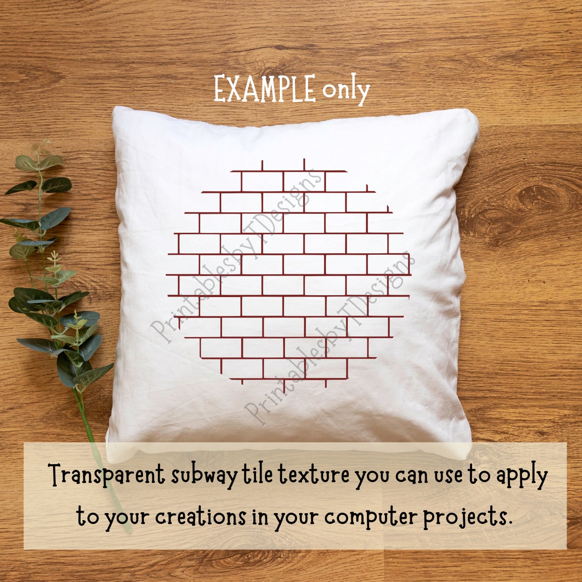 Subway Tile Wall Texture PNG, Subway Tile SVG Cut File, Texture Clipart ...
