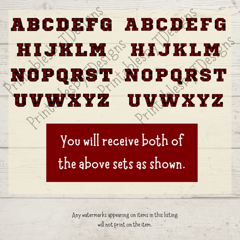 Red Plaid Letters PNG, Buffalo Plaid Letters, Uppercase Letters. Letter ...