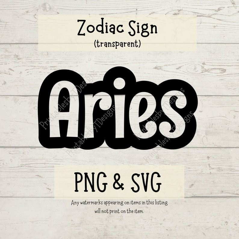Zodiac Sign PNG, Aries Zodiac Sign, SVG Cut File, Astrology Signs Svg ...