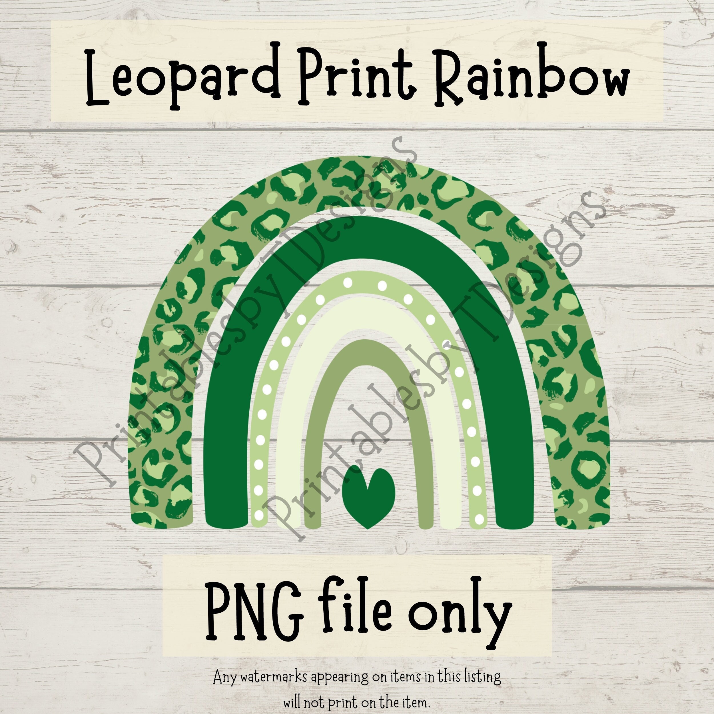 Leopard Print Rainbow, Green Rainbow, Rainbow Clipart, Graphic Design ...