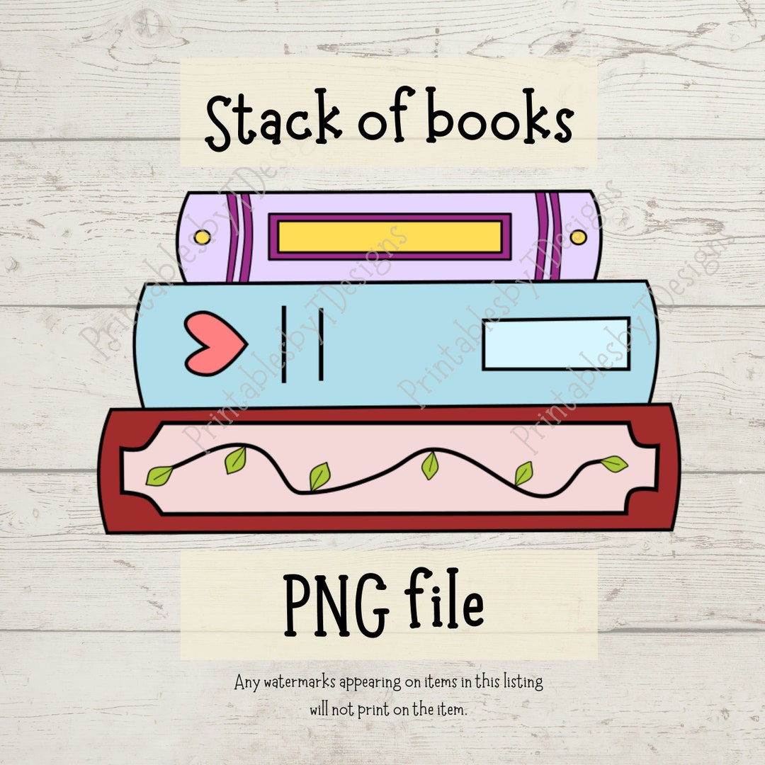 Stack of Books PNG, Romance Books Stack, Book Stack PNG, Romance Books ...