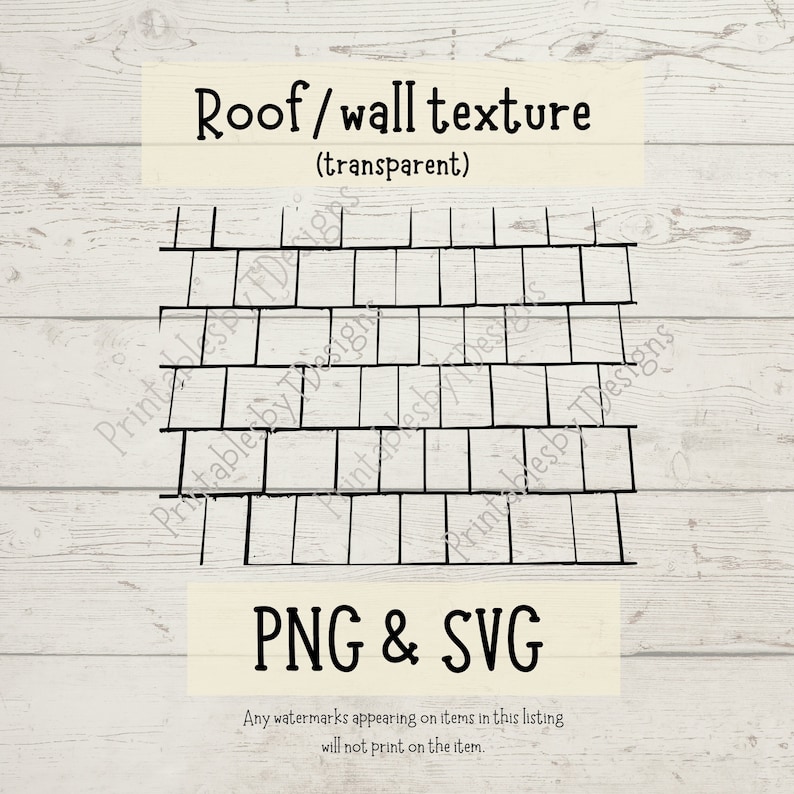 Roof Texture PNG, Wall Texture SVG Cut File, Grunge Texture, Texture ...